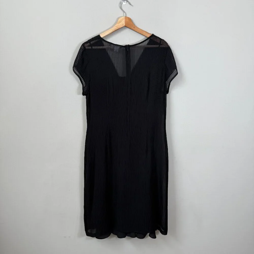 Isabella Bird | Dresses | Isabella Bird 0 Silk Sheer Lace Vneck Mini ...